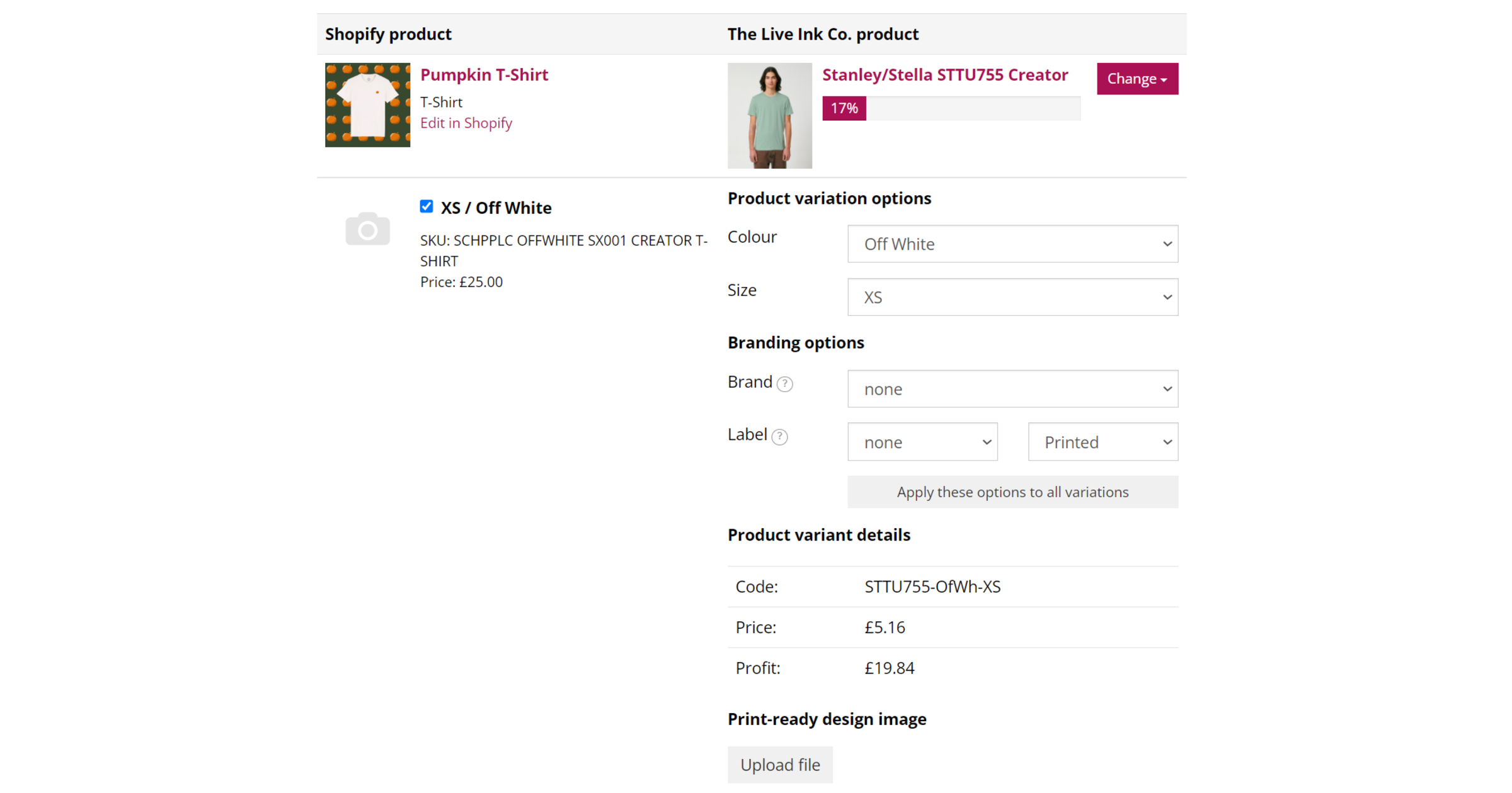 Shopify: Adding multiple print files to your product variants